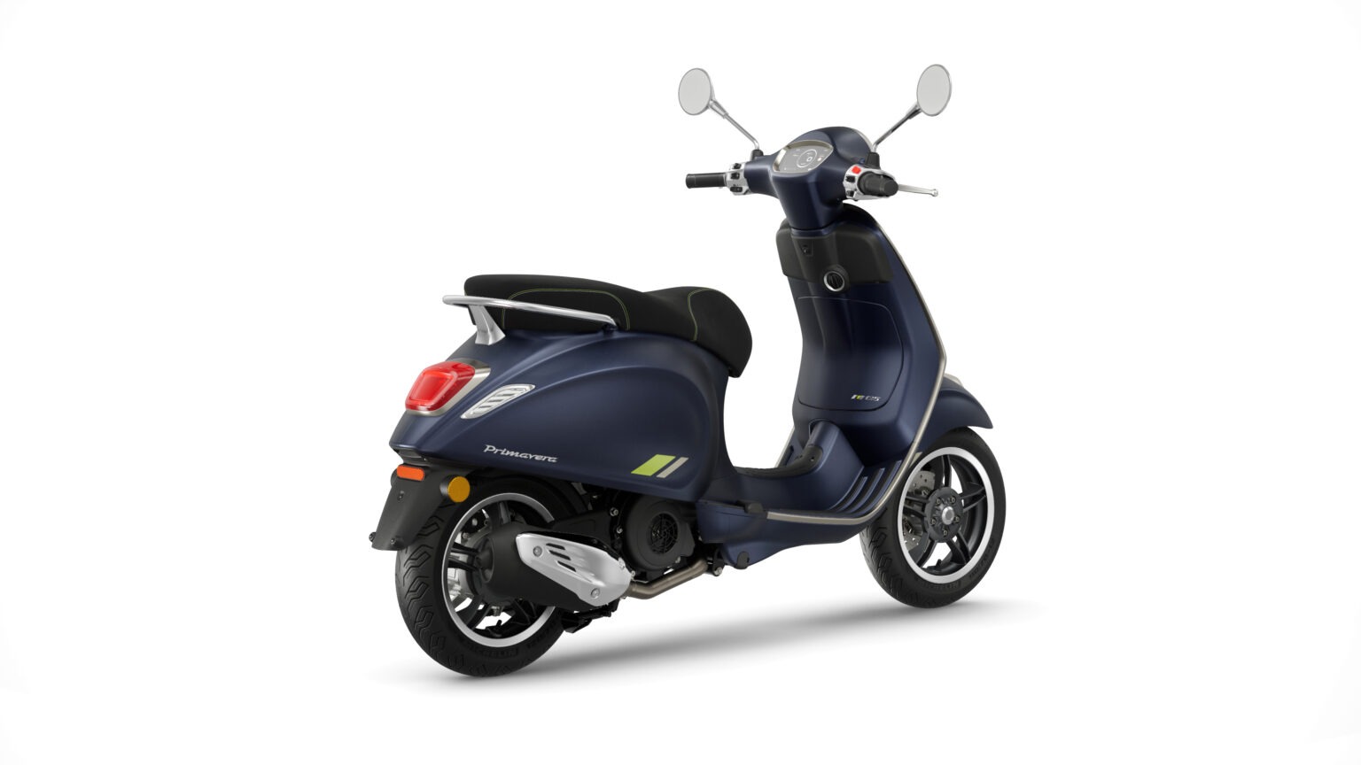 Vespa Primavera TECH 4T 3V I-GET Blu Energico Matt - Perry Scooters Haarlem
